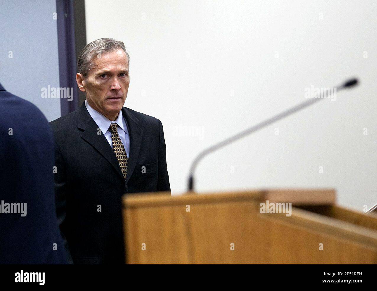 Martin MacNeill enters Judge Derek Pullan's 4th District Court in Provo ...
