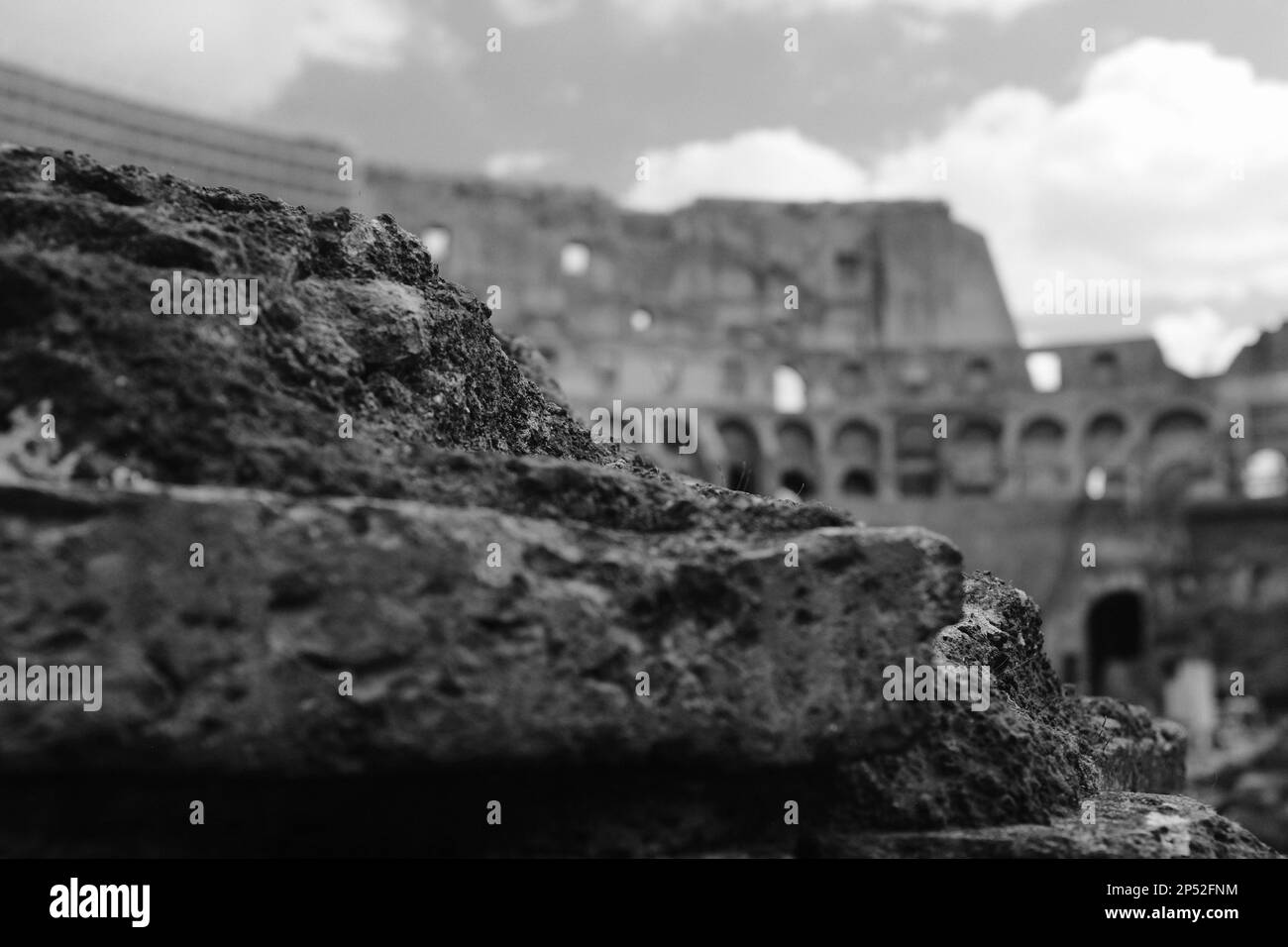The colloseum Banque d'images noir et blanc - Alamy