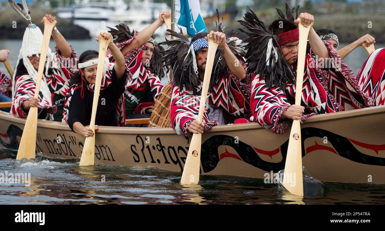 CORRECTS TO MUSQUEAM FIRST NATION - Members of the Musqueam Nation ...