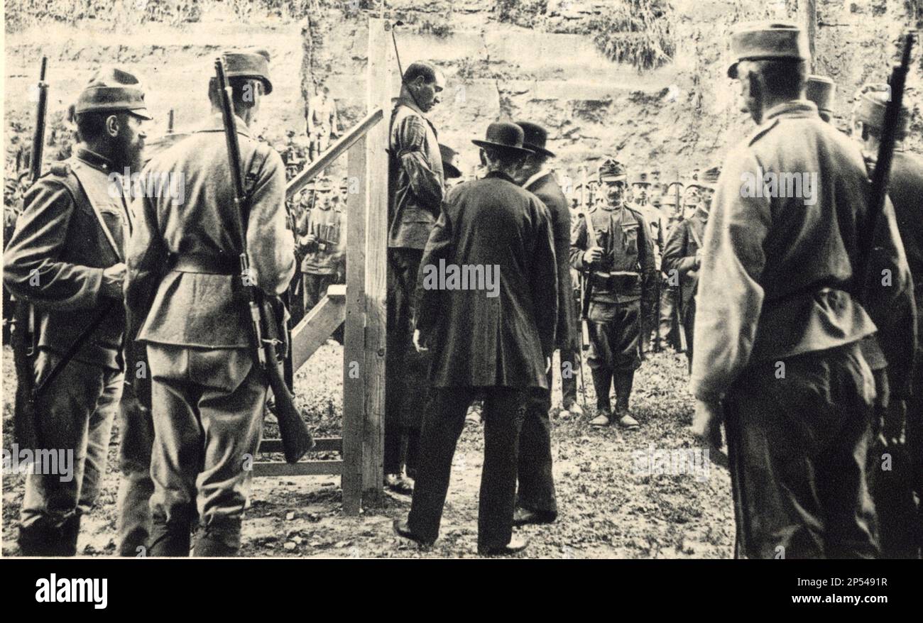 1916 , 12 juillet , TRENTO , Trentin-Haut-Adige , Italie : le patriote ...