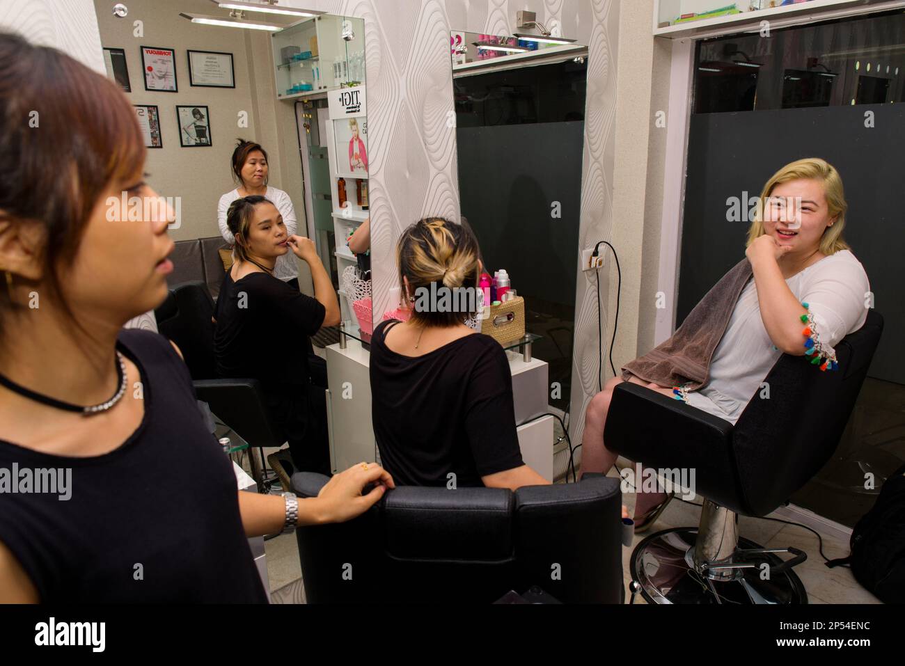 Salon de coiffure chinois Banque de photographies et d’images à haute ...