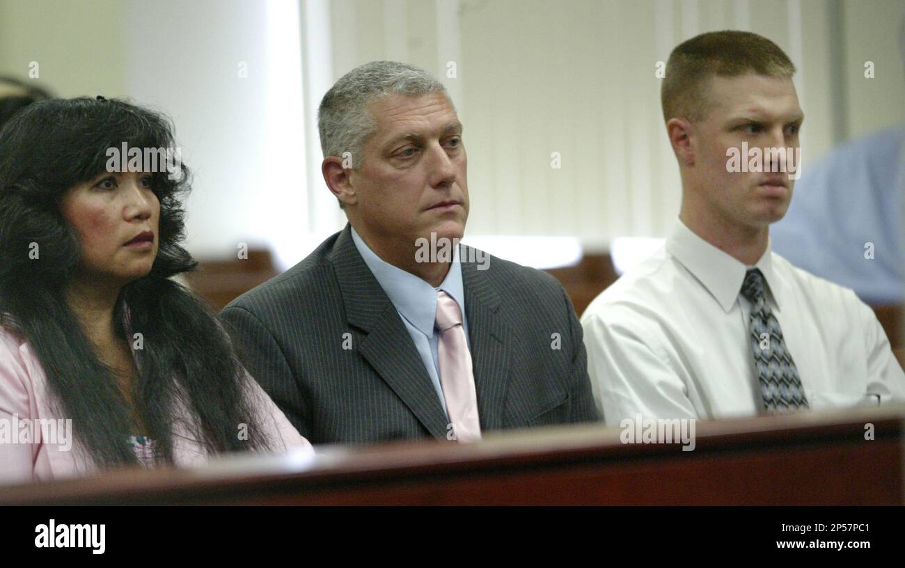 From left, the parents of Julia Merfeld, Christina and Joe Antonaccio ...
