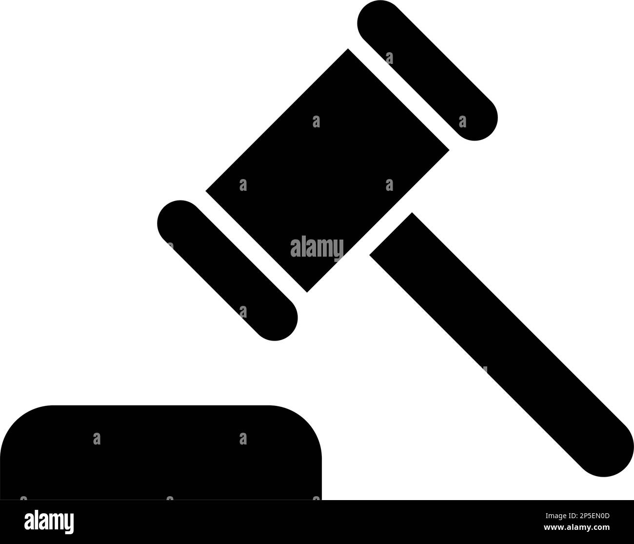 Icône de silhouette de gavel d'essai. Jugement. Coupable. Vecteur ... Icône de silhouette de gavel d'essai. Jugement. Coupable. Vecteur ...