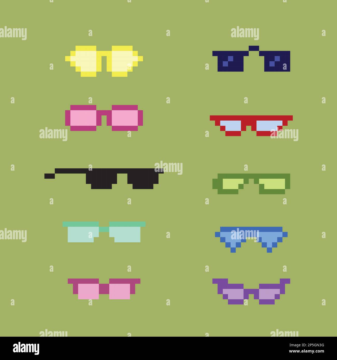 Monture de lunettes Banque d'images vectorielles - Alamy