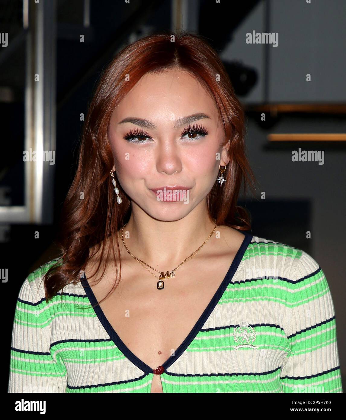 New York, NY, 6 mars 2023, Devyn Nekoda la fonte de 'Scream VI' visite ...