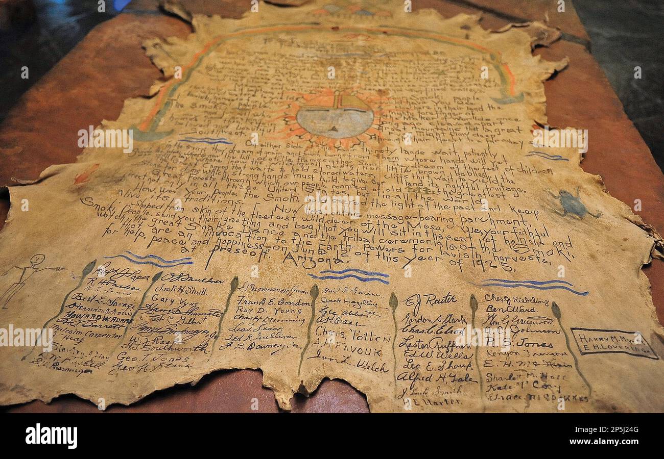 This March 6, 2013 photo, shows the Smoki Museum's Calvin Coolidge ...