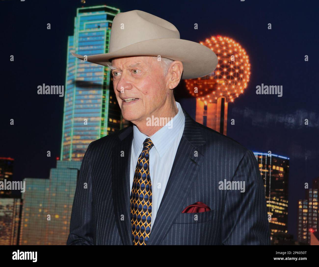 American actor, director and producer, Larry Hagman, best known for his ...