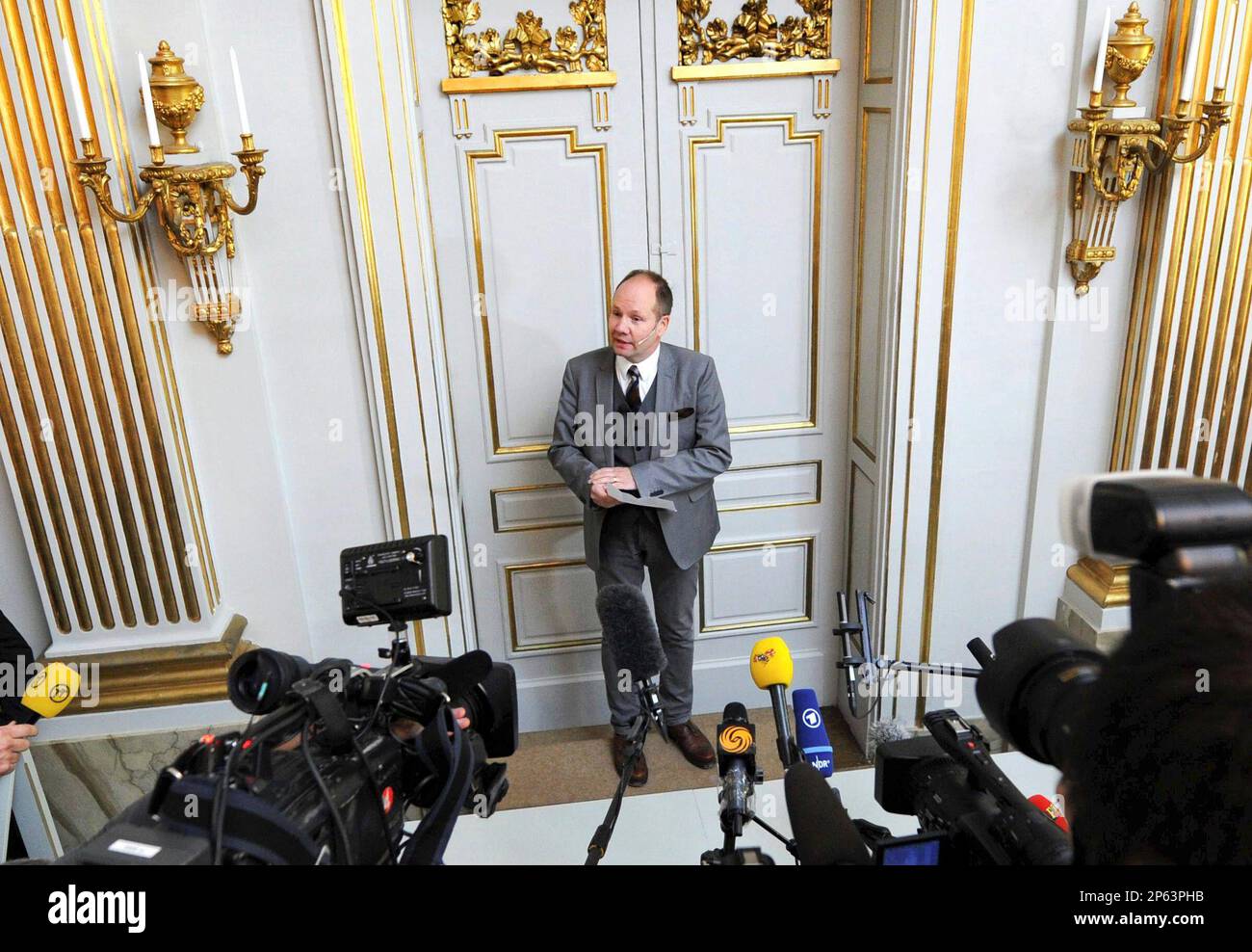 Peter Englund, permanent secretary of the Royal Swedish Academy ...