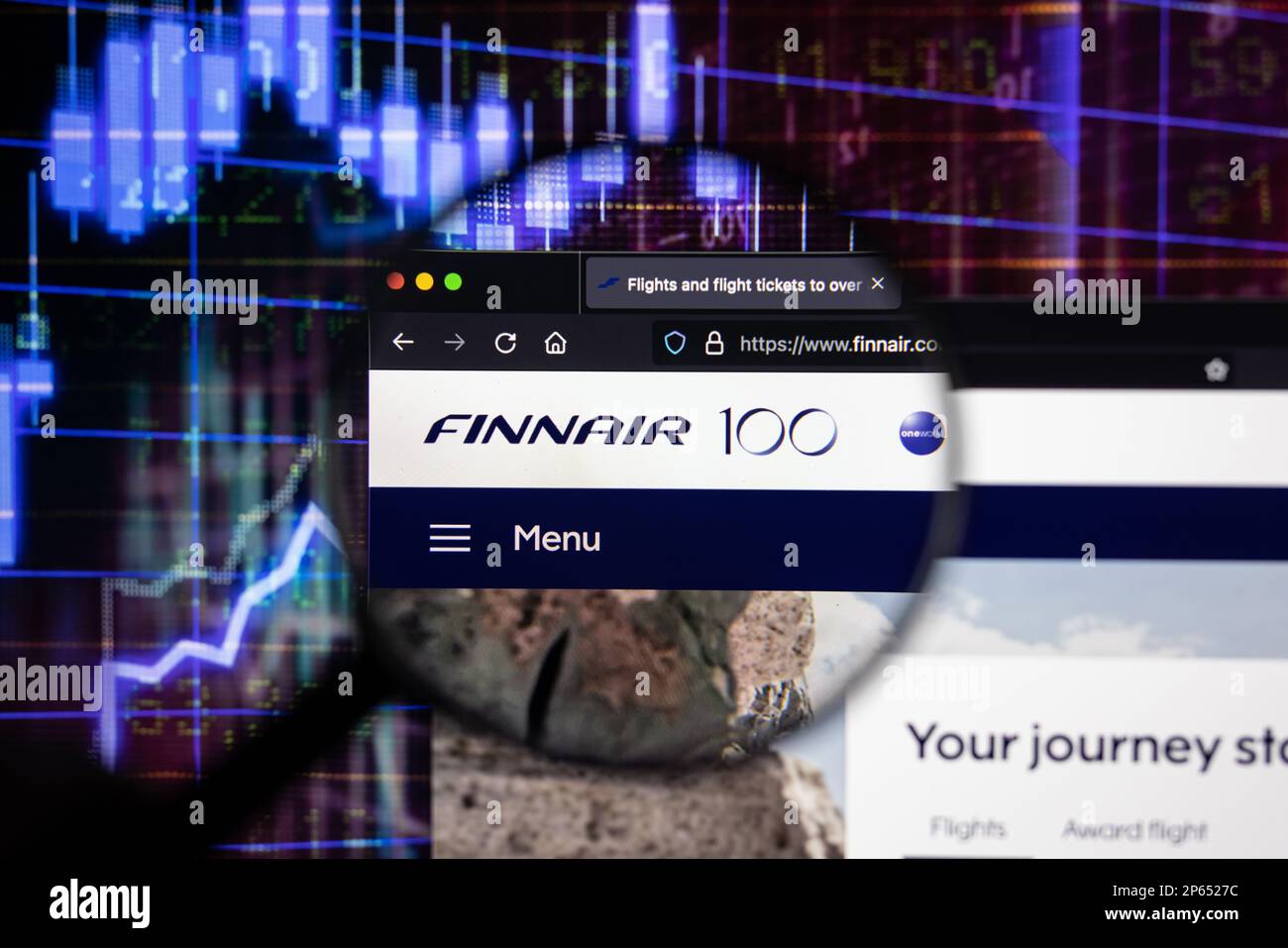 Finnair logo Banque de photographies et d’images à haute résolution - Alamy
