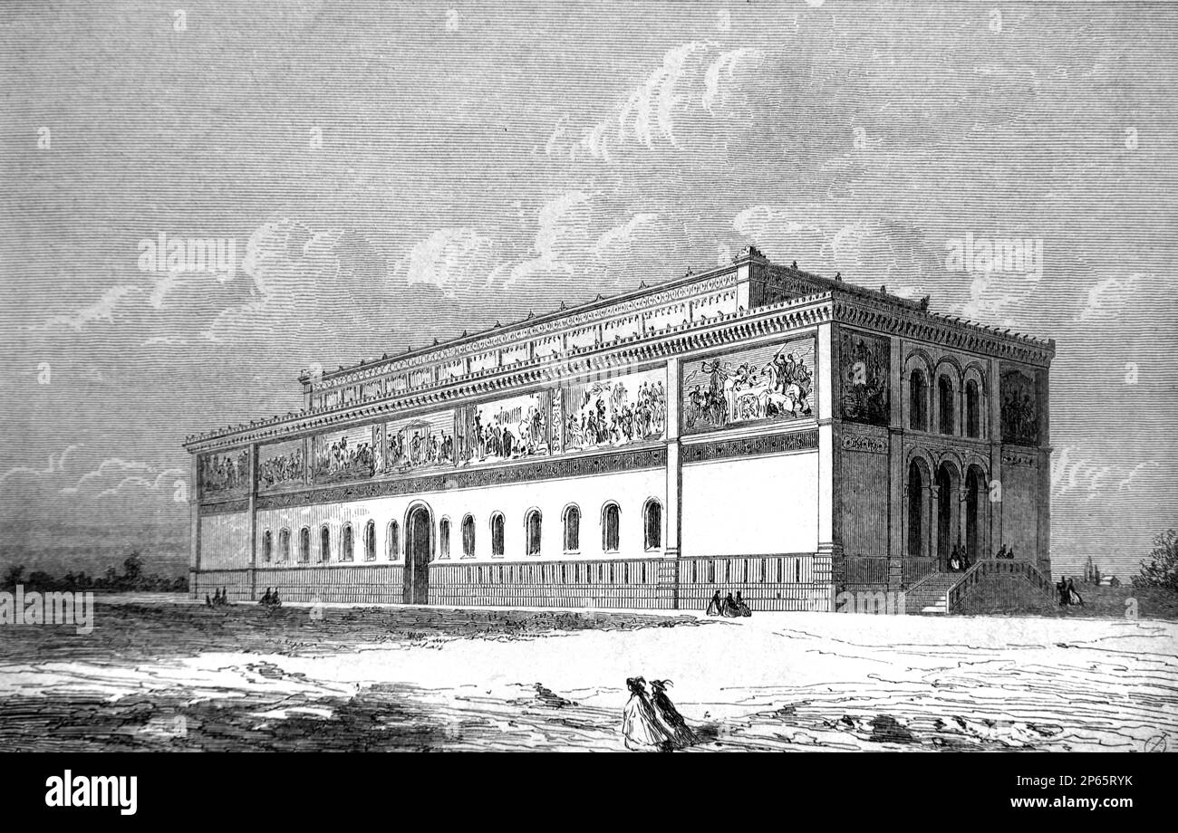 Neue pinakothek museum Banque d'images noir et blanc - Alamy