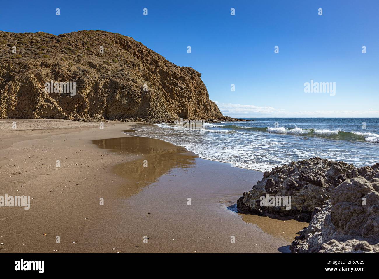 Plage de monsul cabo de gata Banque de photographies et d’images à ...