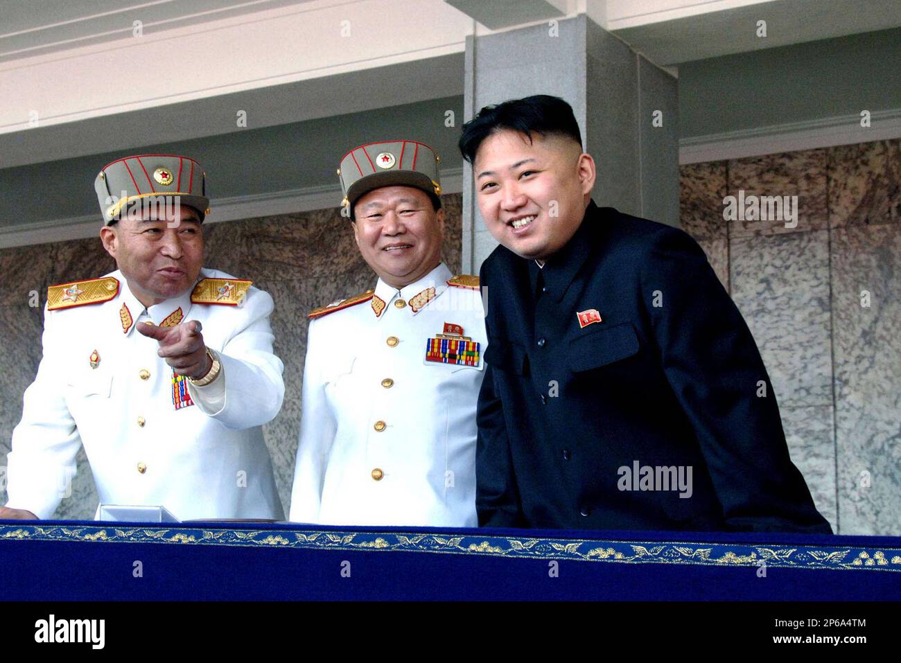 FILE - In this Sunday, April 15, 2012 file photo released by the Korean ...