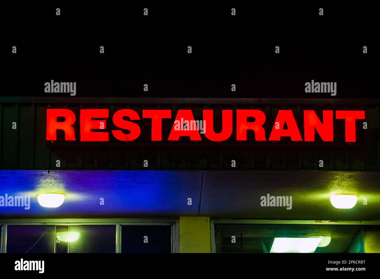 Signalisation de restaurant Banque de photographies et d’images à haute ...