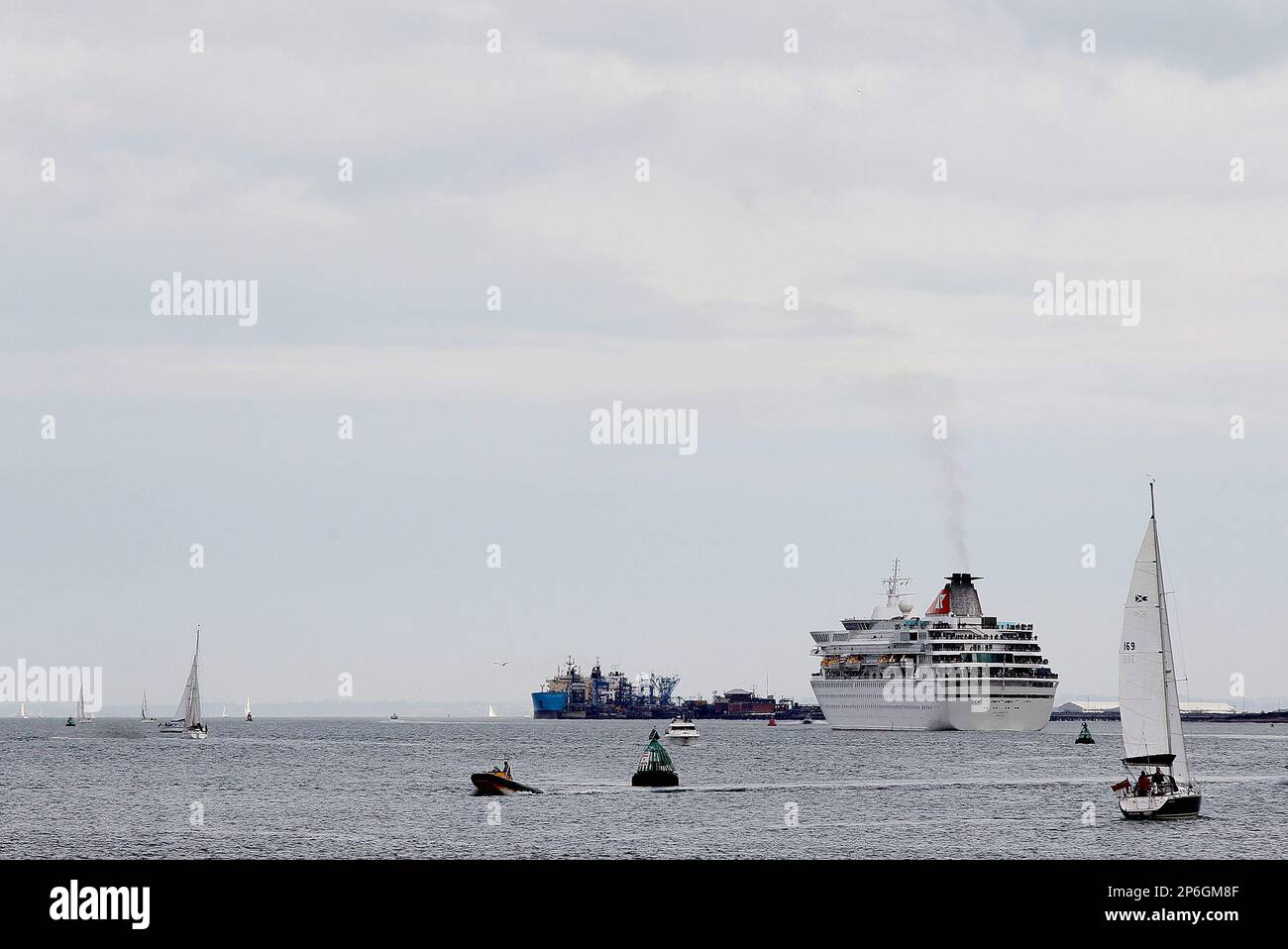 The MS Balmoral sets sail for the Titanic memorial cruise from ...