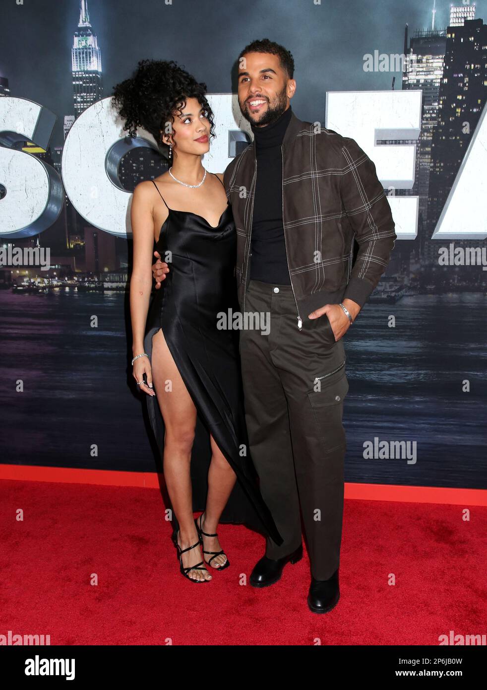 New York, NY, 6 mars 2023, Mason Gooding et Amenah Soares participant à ...