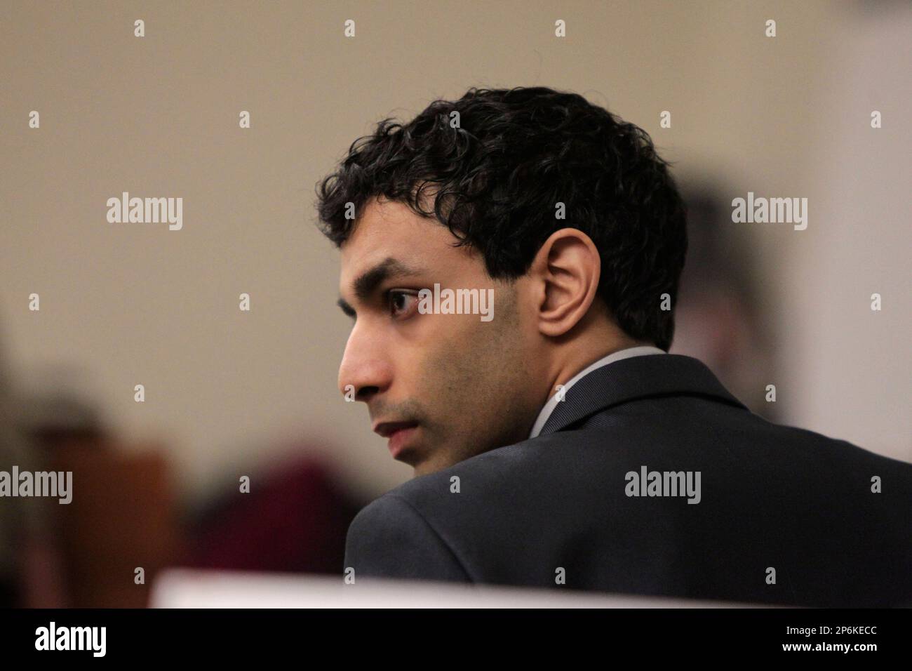 Dharun Ravi listens to testimony during his trial at the Middlesex ...