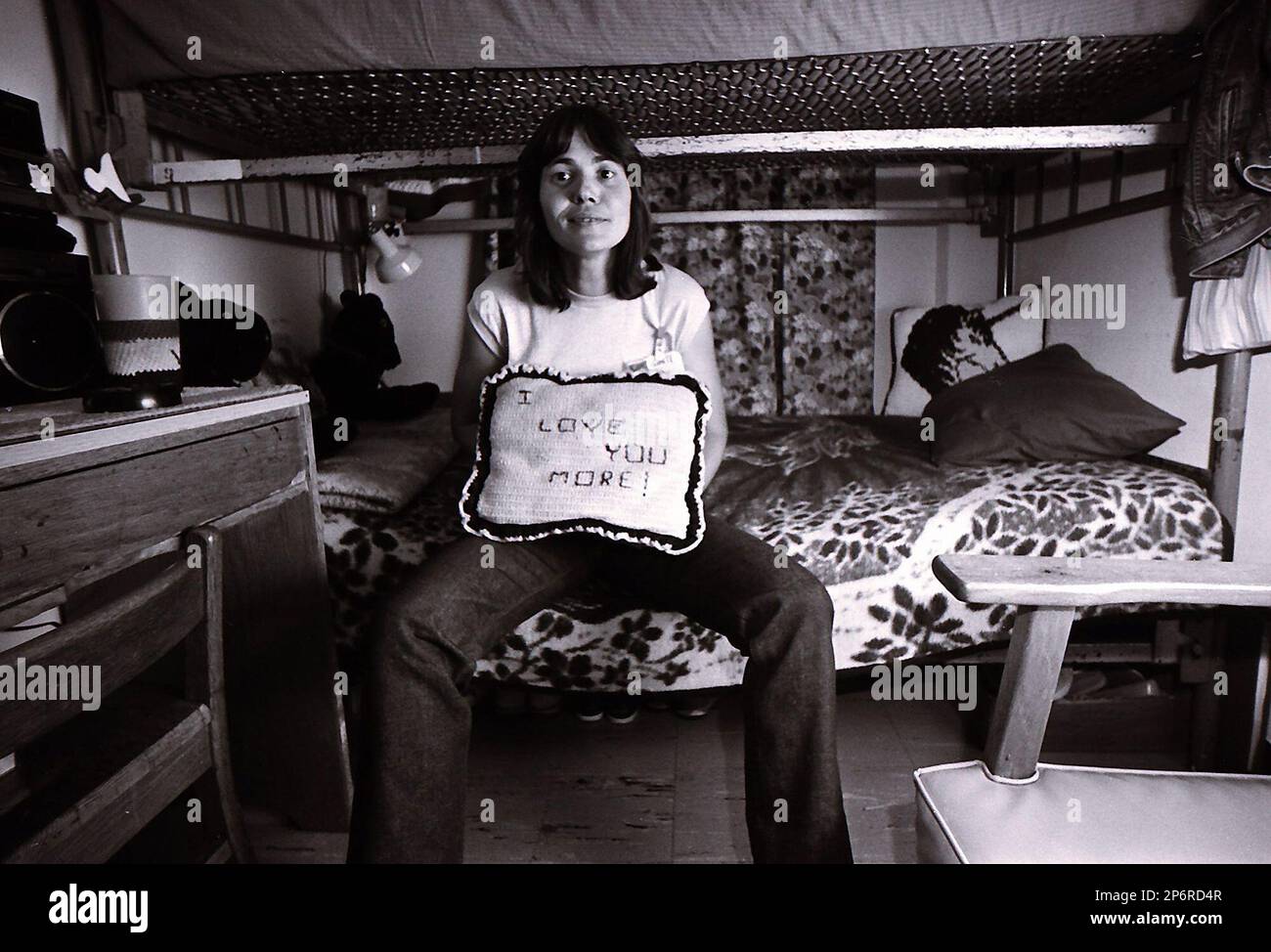 In this May 1987 photo, Vicky Williams, 30, sits on her bunk in her ...