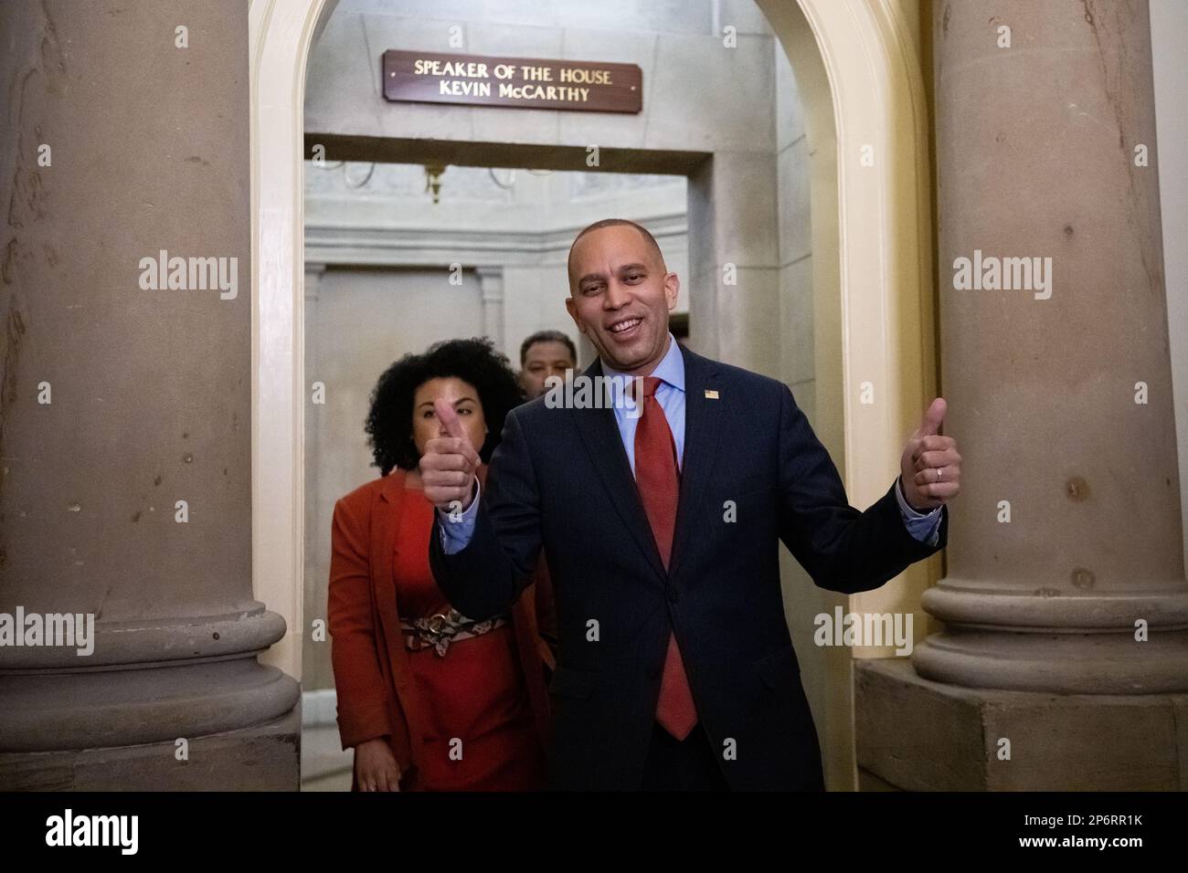 Le représentant Hakeem Jeffries (D-N.Y.), le leader minoritaire de la ...