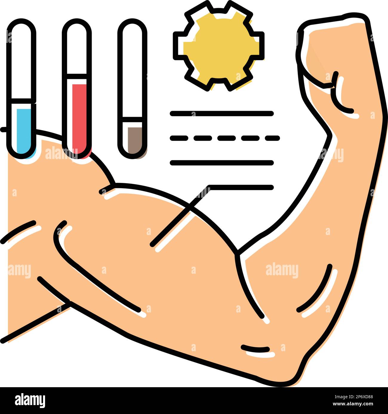 découvrez votre illustration vectorielle d'icône de couleur points ...