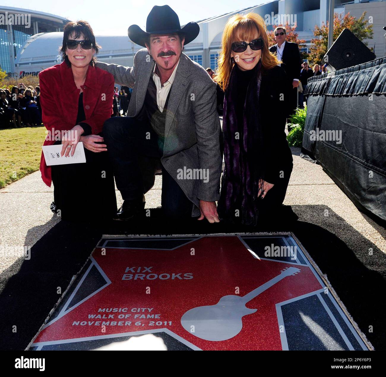 Kix Brooks, center, formerly of the country music duo Brooks & Dunn ...