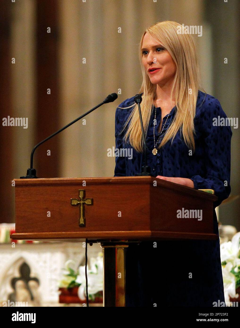 Ashley Fodor, daughter of firefighter Edward Kilduff who died in the ...