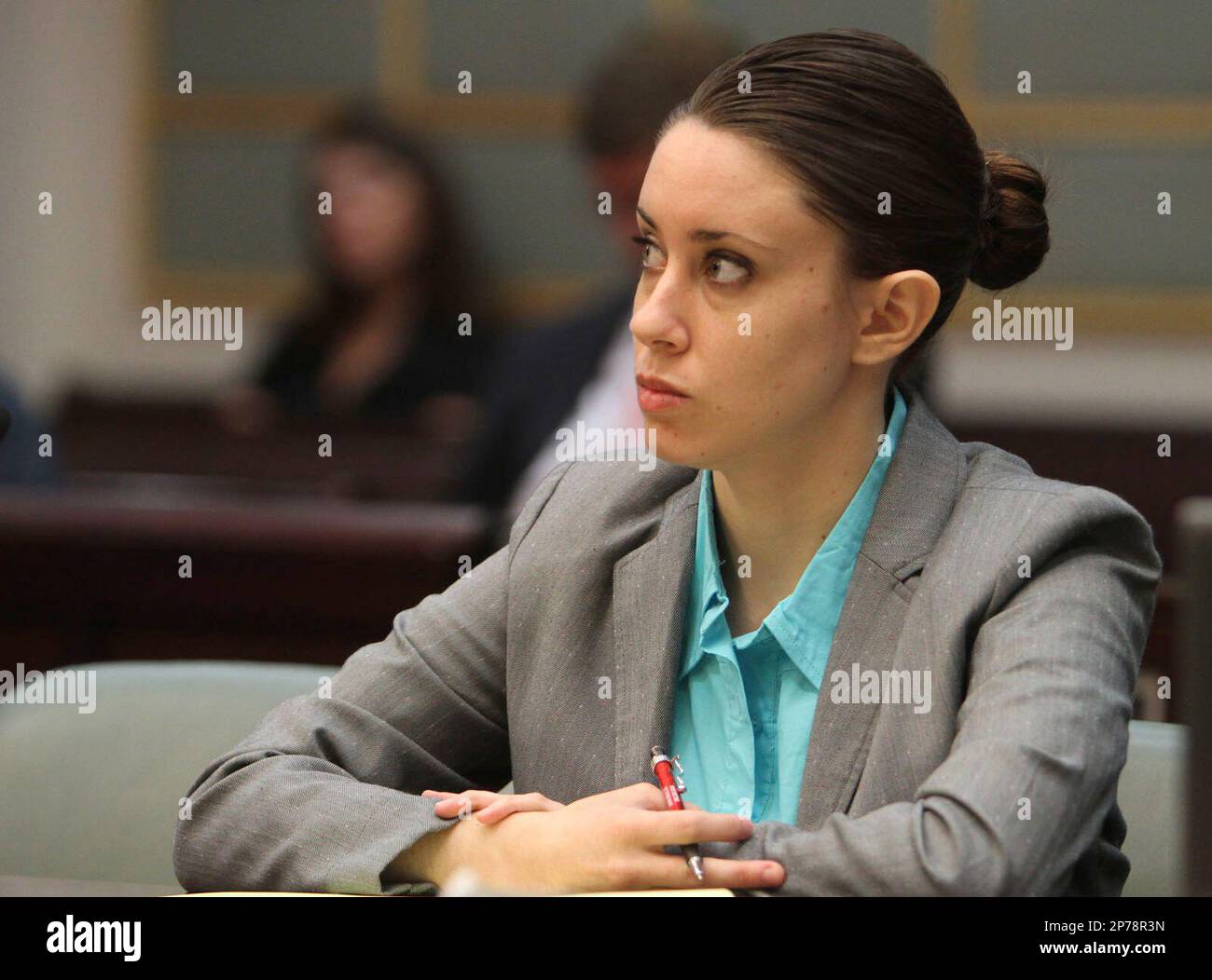 Casey Anthony attends the third day of hearings for her murder trial at ...