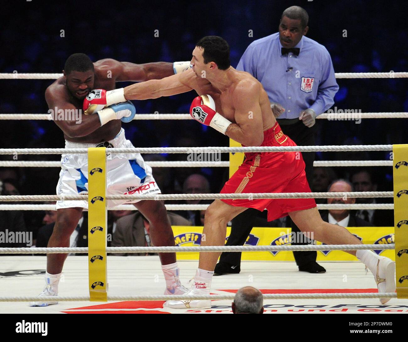 Boxen, IBF, WBO und IBO Weltmeisterschaft im Schwergewicht, Wladimir ...