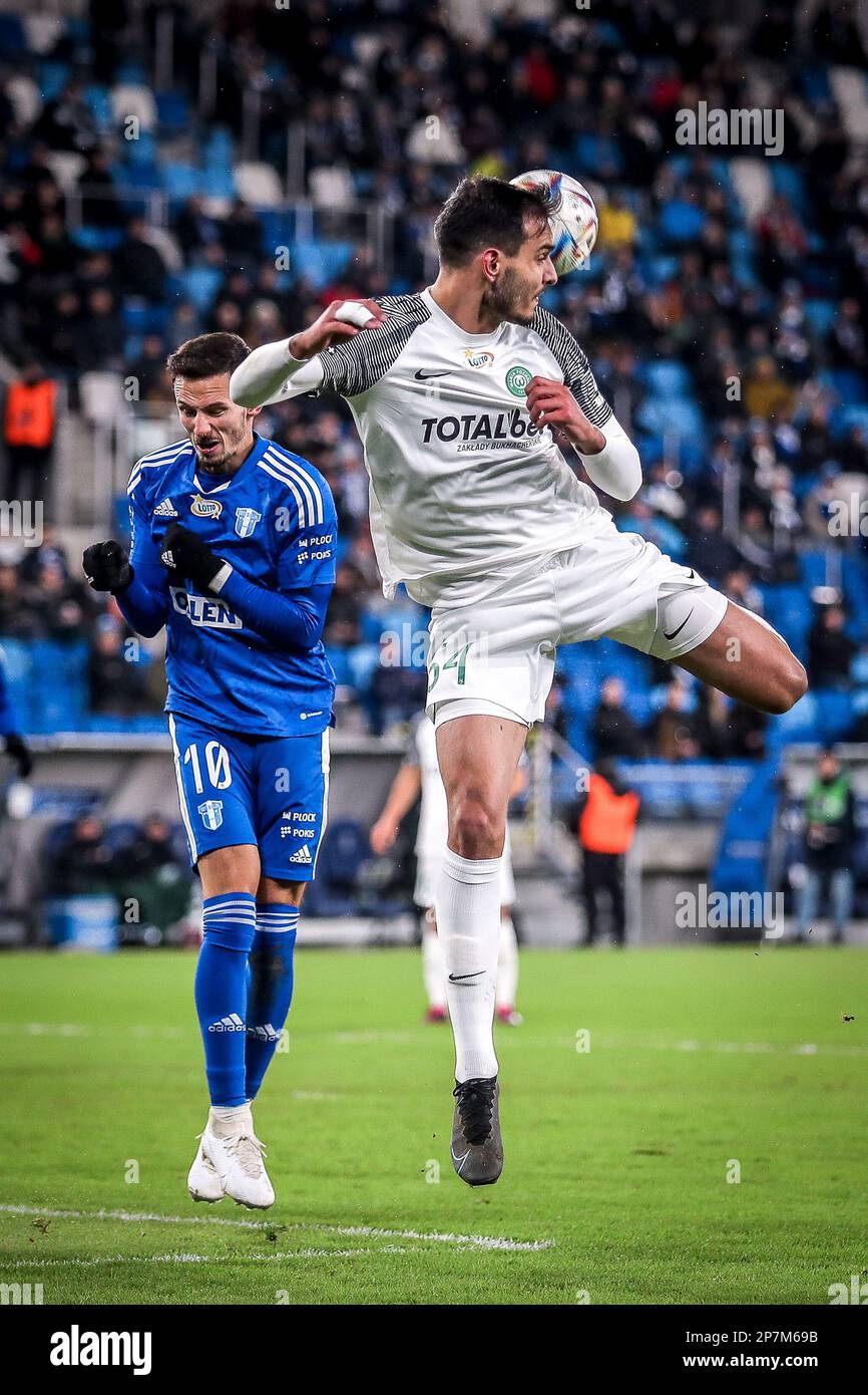 8 mars 2023, Plock: 08.03.2023 Plock..Pilka nozna..PKO Ekstraklasa 2022 ...