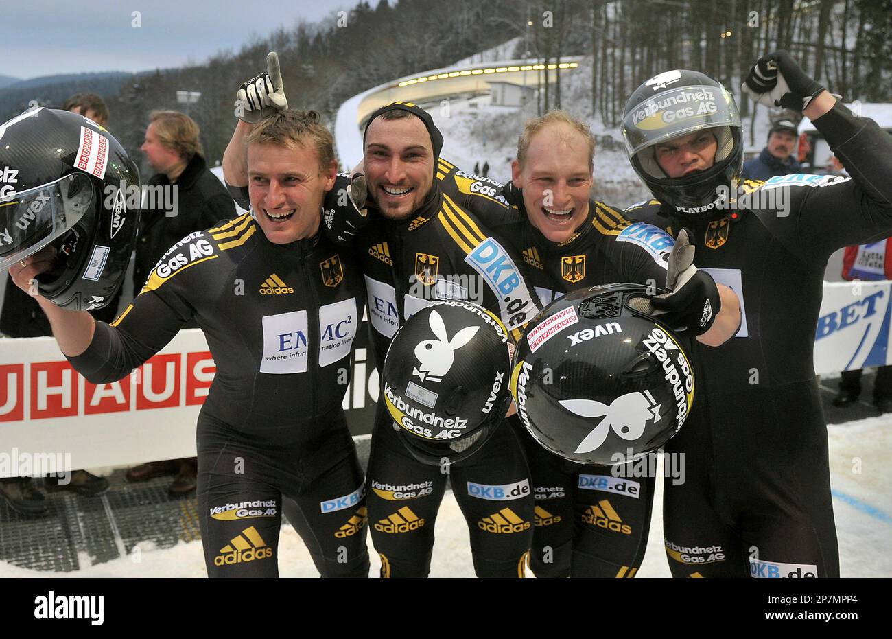 Team Germany 3 with Karl Angerer, Gregor Bermbach, Alexander Mann and ...