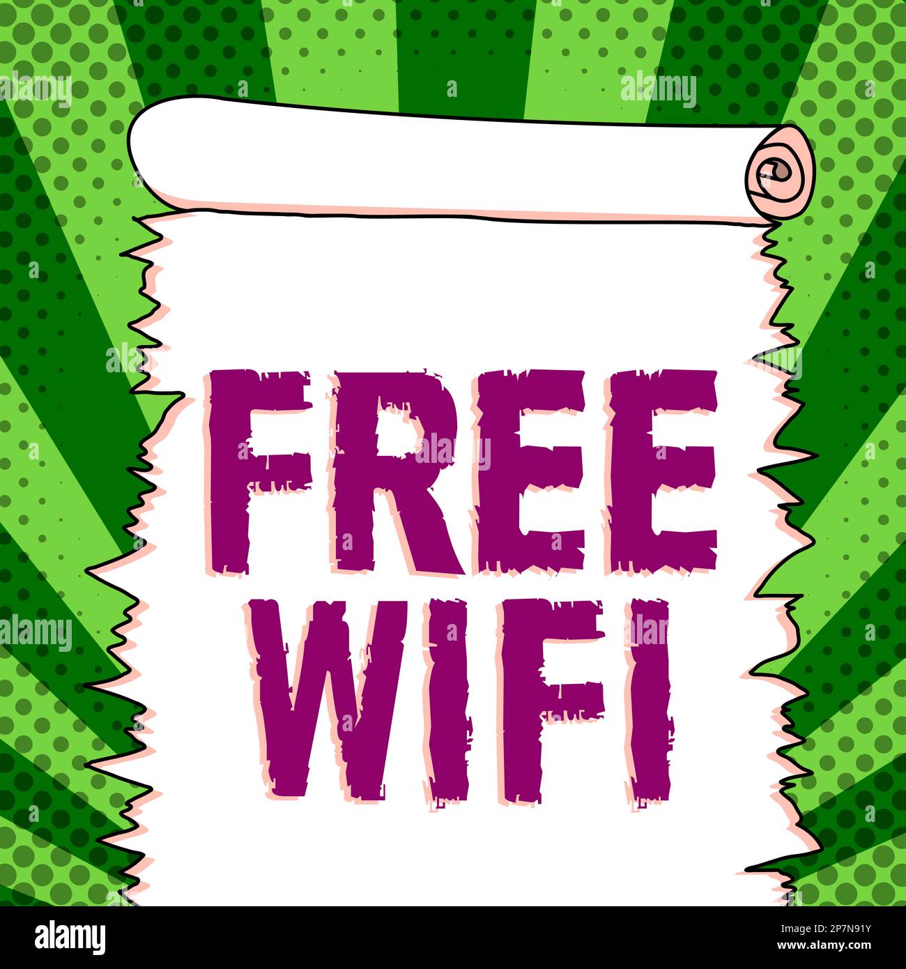 Texte indiquant le Wi-Fi gratuit inspiration. La présentation des ...