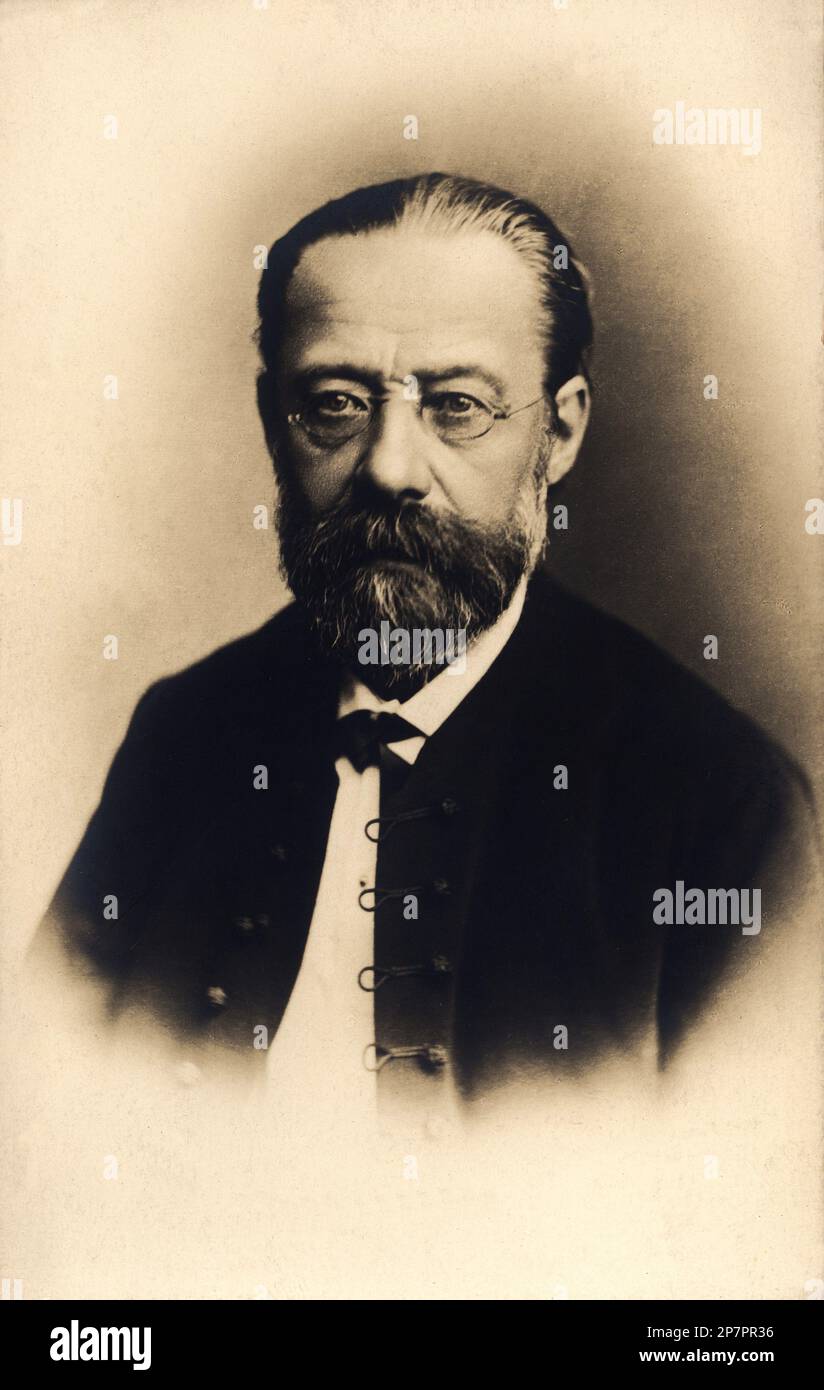 1880 c, AUTRICHE : le compositeur de musique de Bohème BEDRICH SMETANA ...