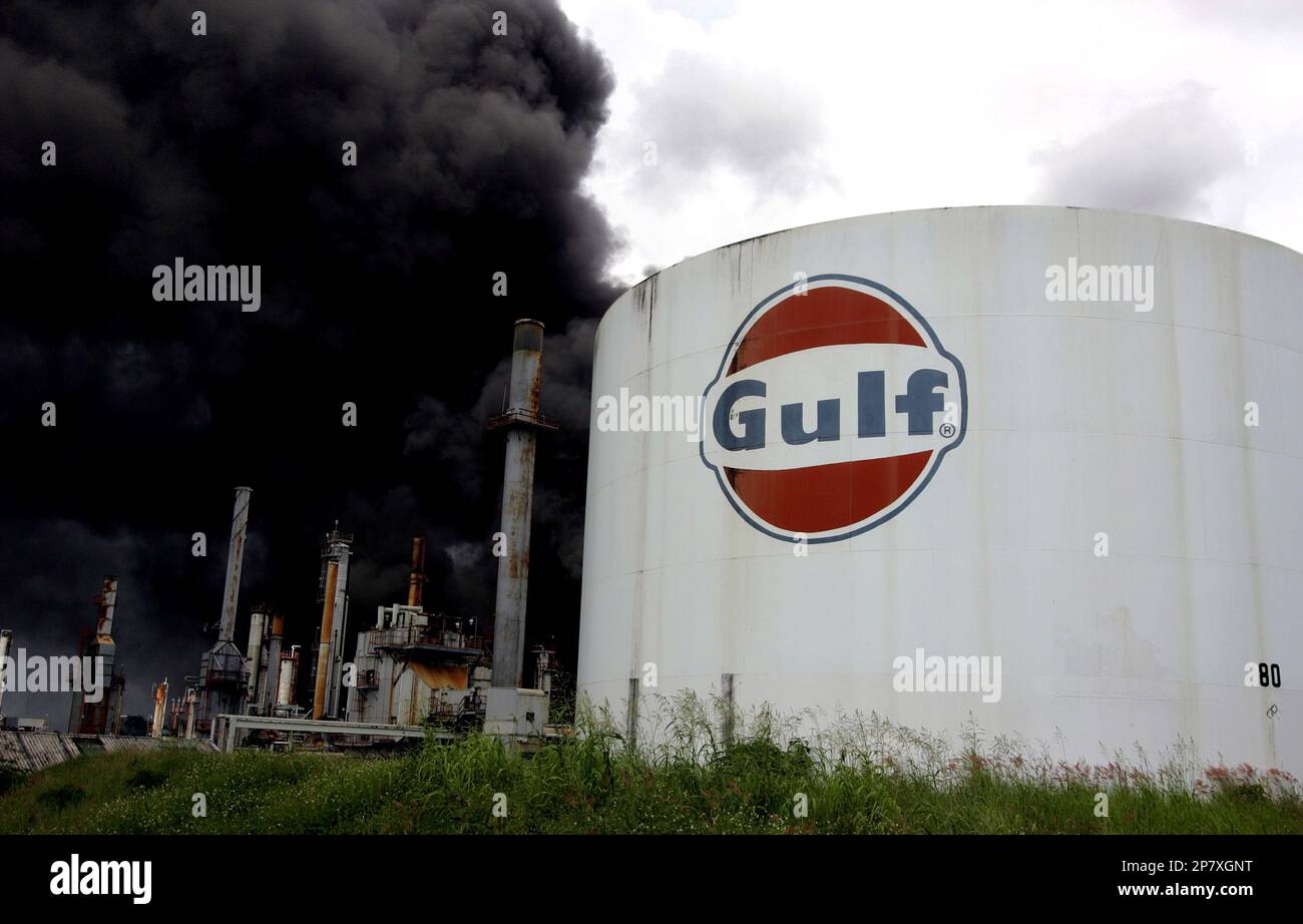 Smoke rises from a fuel-storage site run by the Caribbean Petroleum ...