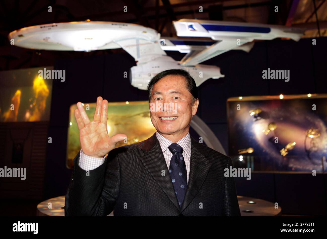 Actor George Takei, who played the role of helm officer Sulu in the ...