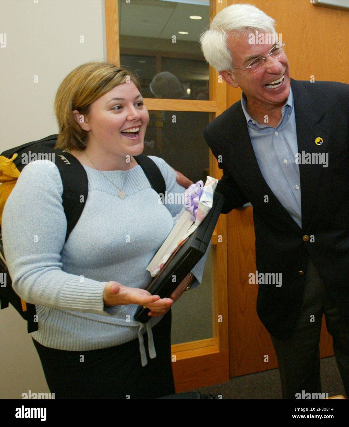 FILE - In this Sept. 23, 2003 file photo, Elizabeth Jordan Carr, 21 ...