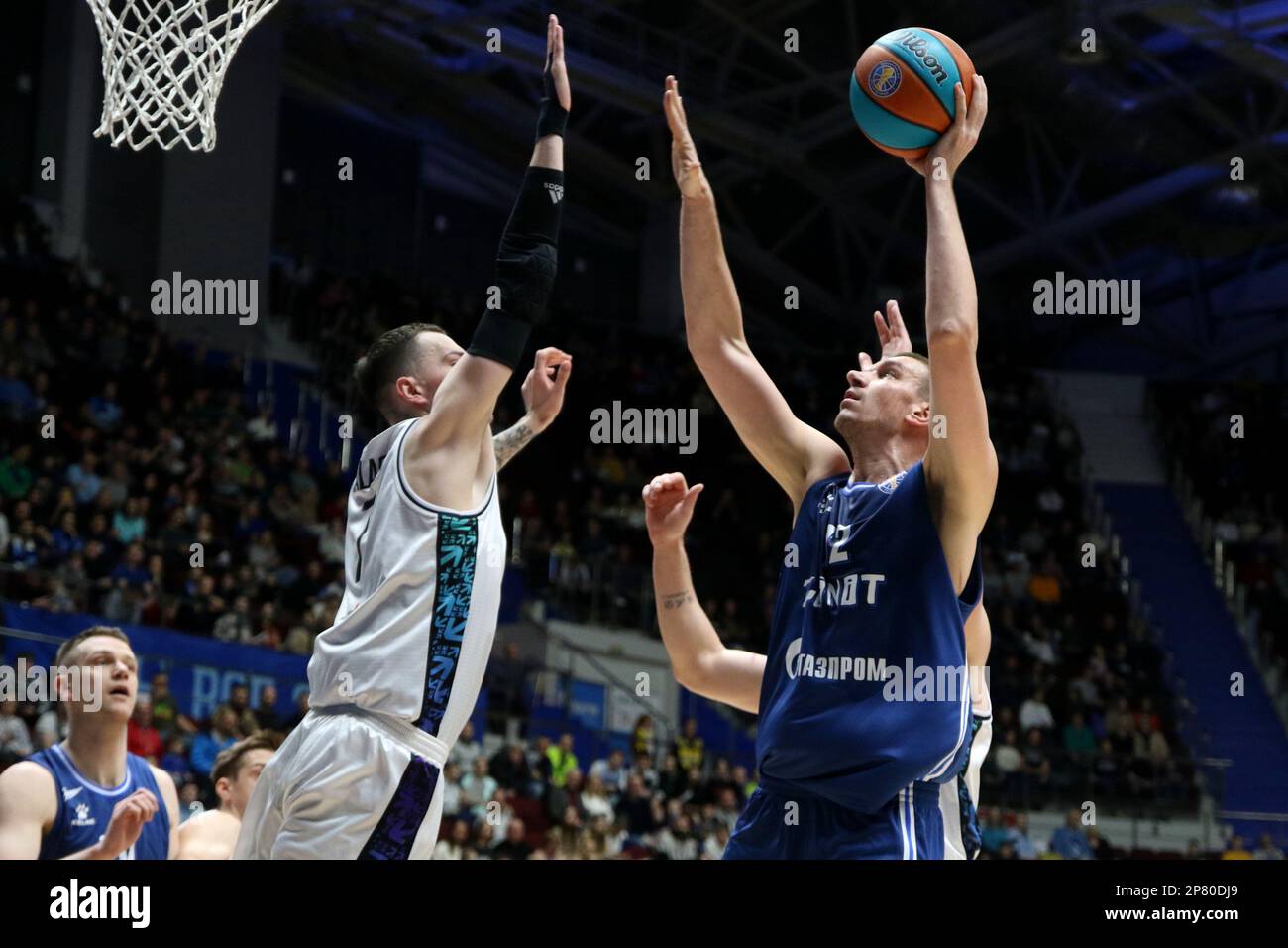 Saint-Pétersbourg, Russie, 02 mars 2023: Basketball, VTB United League ...