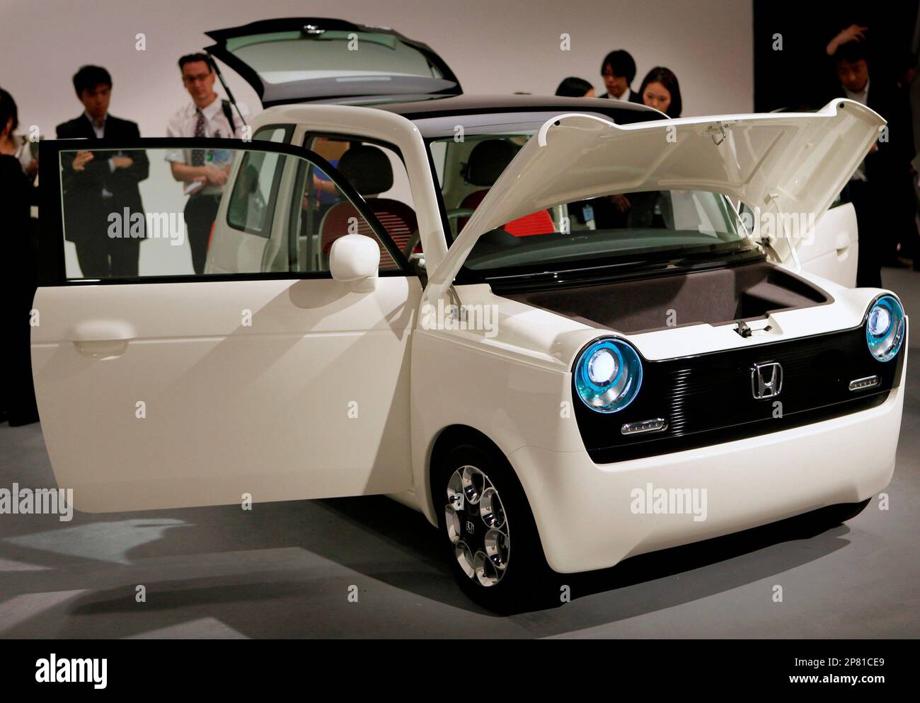 In this photo taken on Sept. 18, 2009, Honda Motor Corp's concept model ...