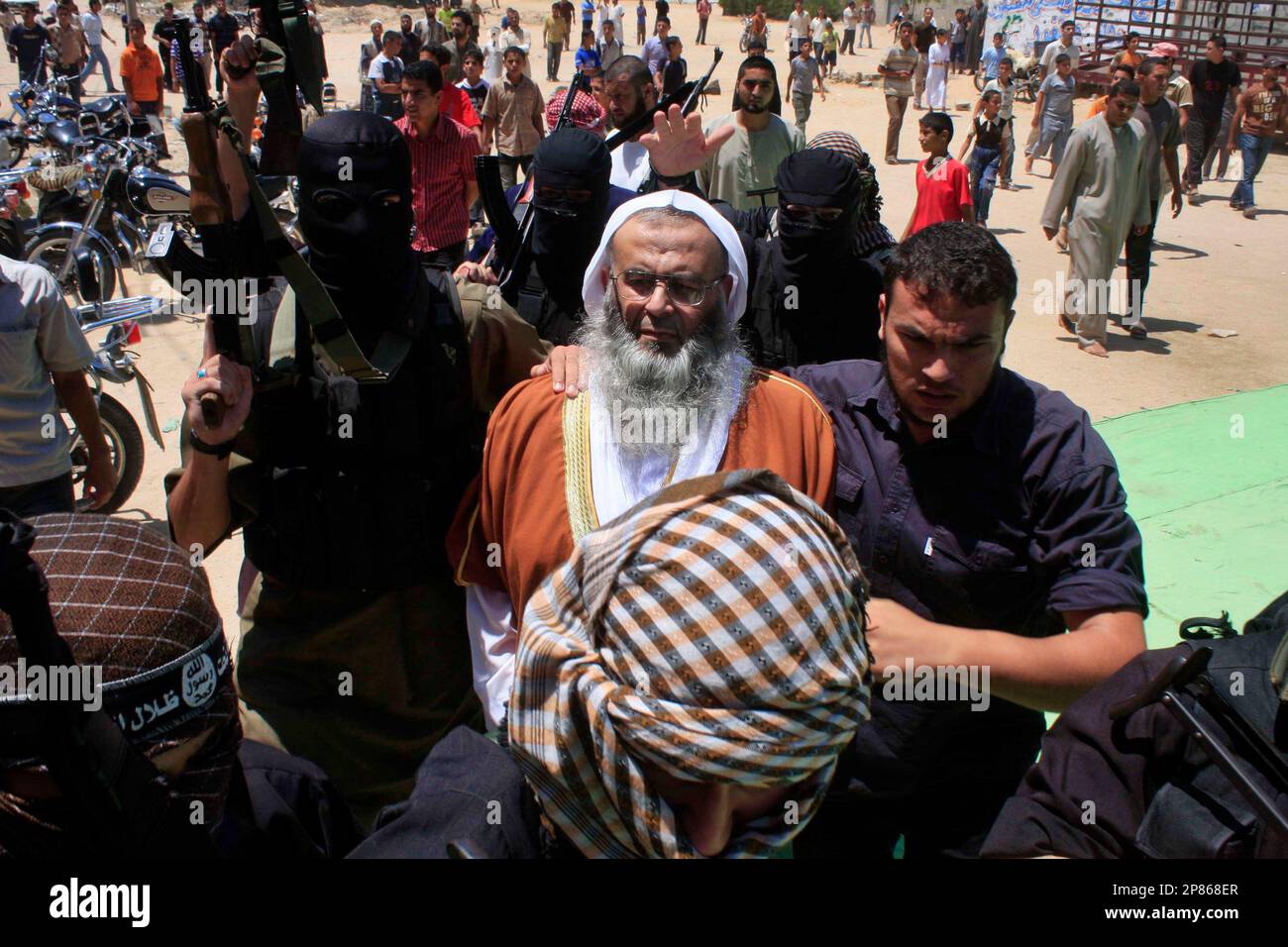 FILE- In this Aug. 14, 2009 file photo Abdel-Latif Moussa, the leader ...