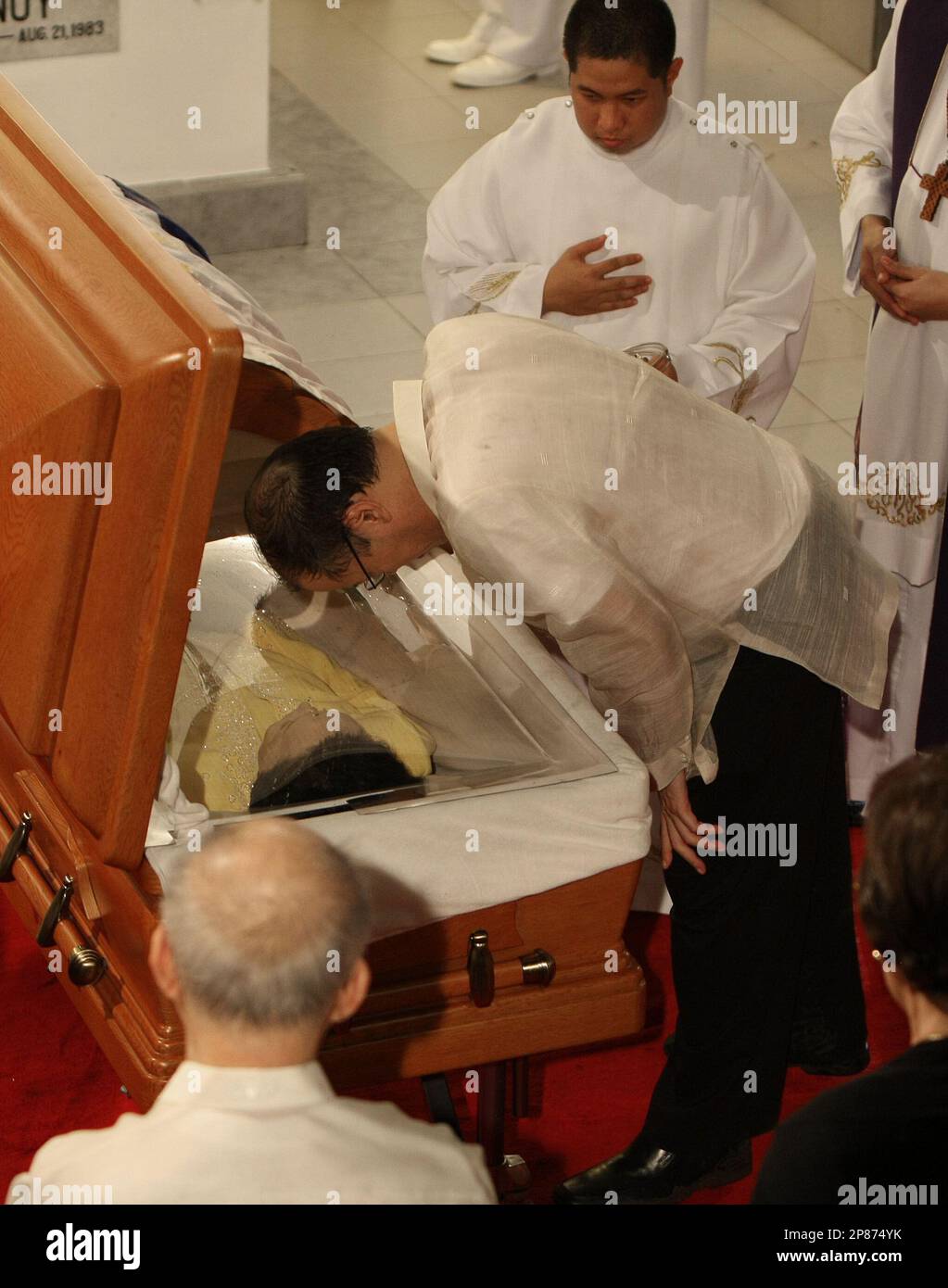 Philippine Senator Benigno 'Noynoy' Aquino III, son of the late ...