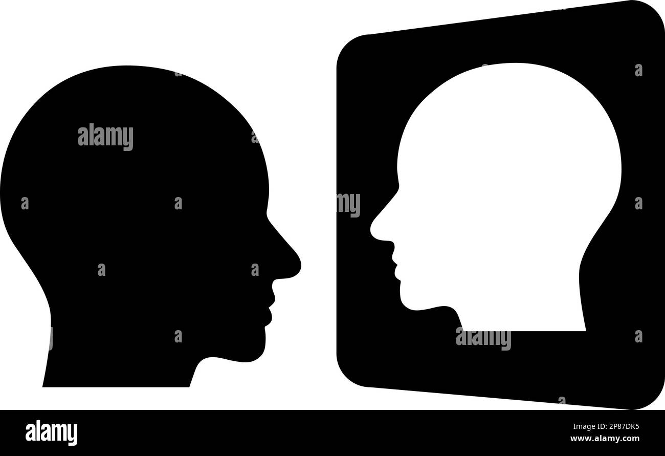 Empathie dans le cerveau humain Banque d'images noir et blanc - Alamy