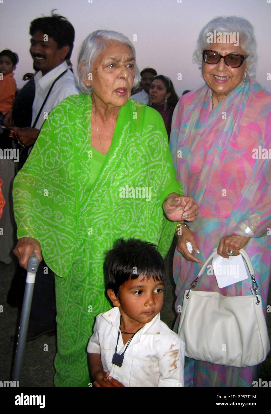 ** FILE ** In this March 19, 2006 file photo, Maharani Gayatri Devi ...