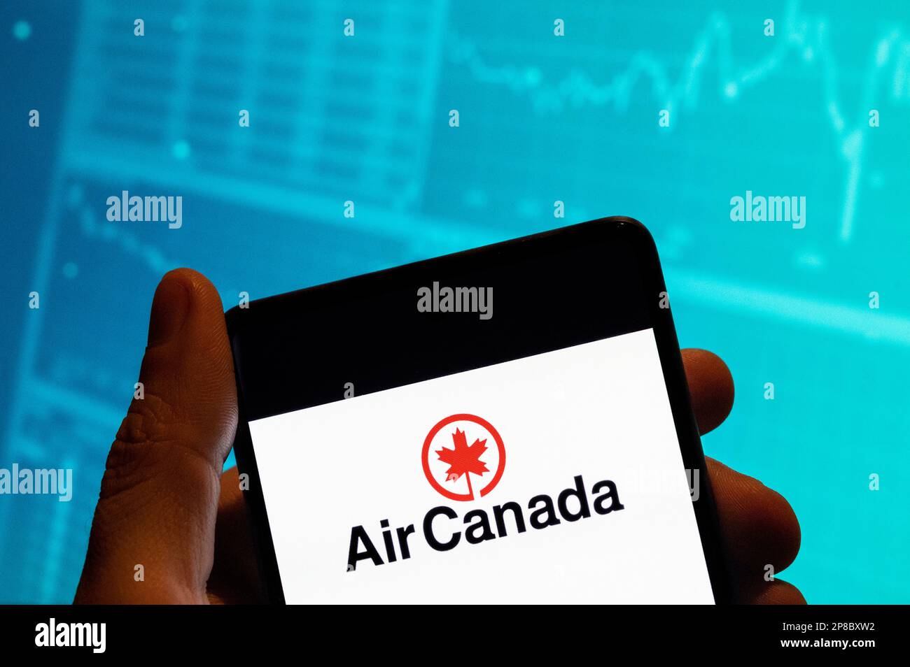 Dans cette illustration, le logo de la plus grande compagnie aérienne ...