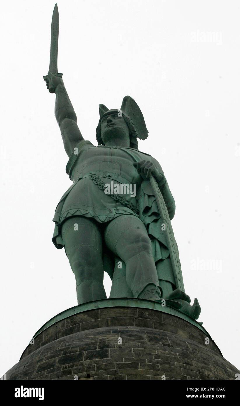 Blick auf das Hermanns-Denkmal in Detmold, aufgenommen am Mittwoch, 29 ...