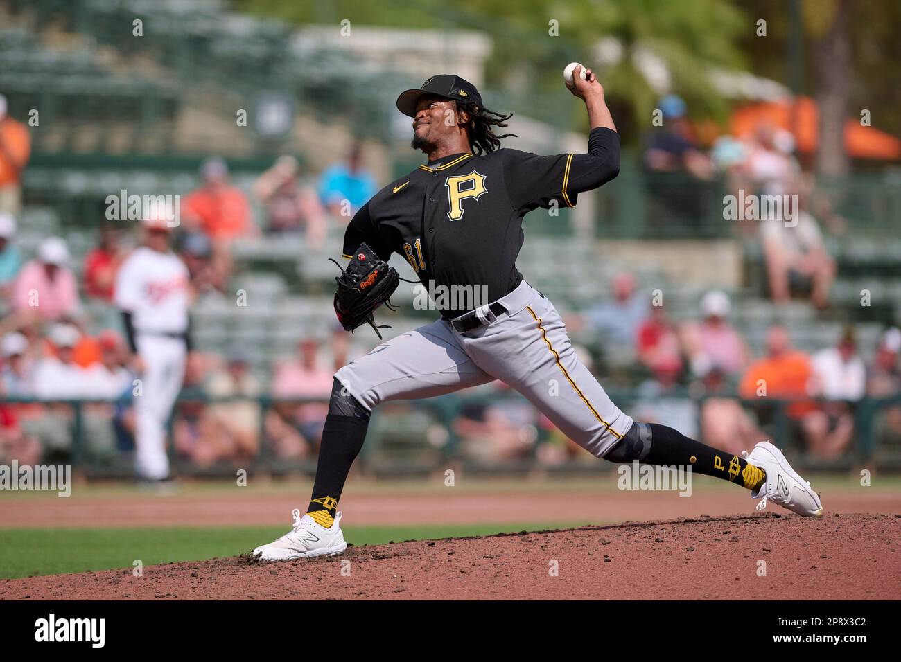 Pittsburgh Pirates pitcher Jose Hernandez (61) during a spring training ...