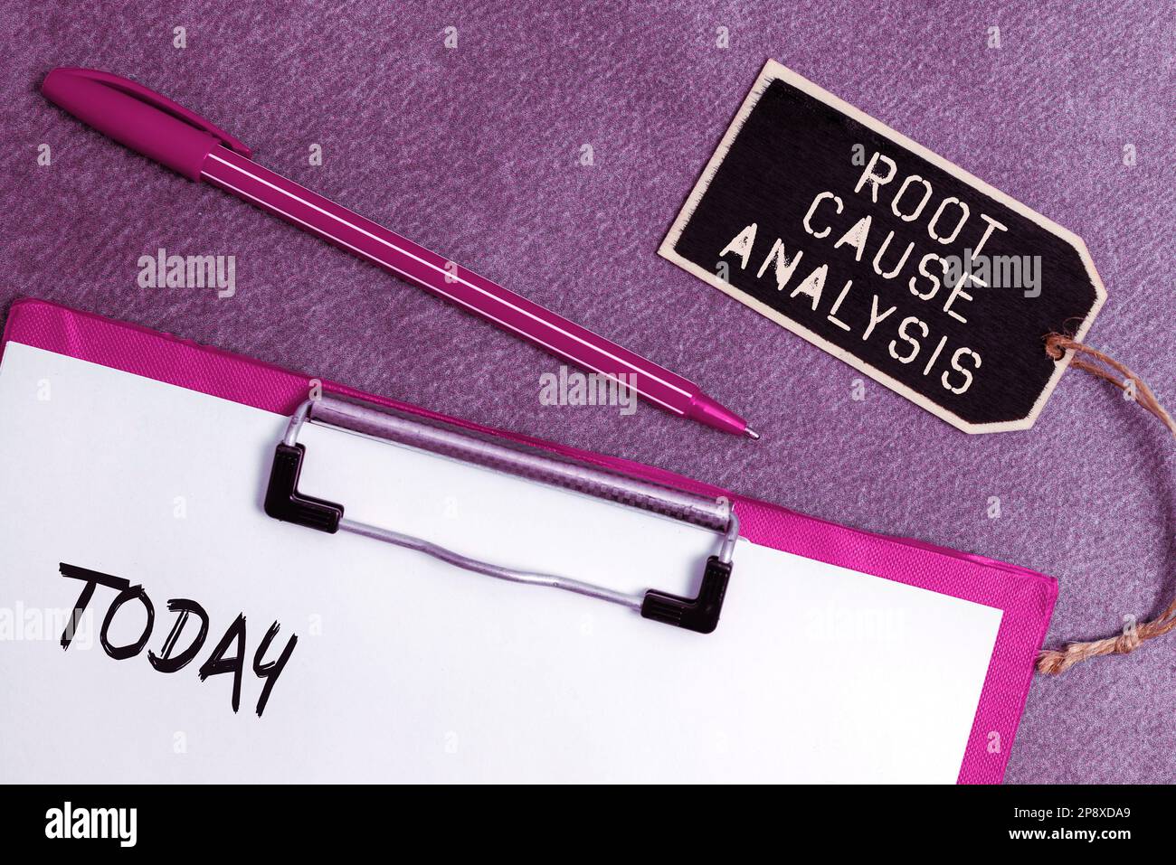 Affichage conceptuel analyse de la cause principale. Idée d'entreprise ...