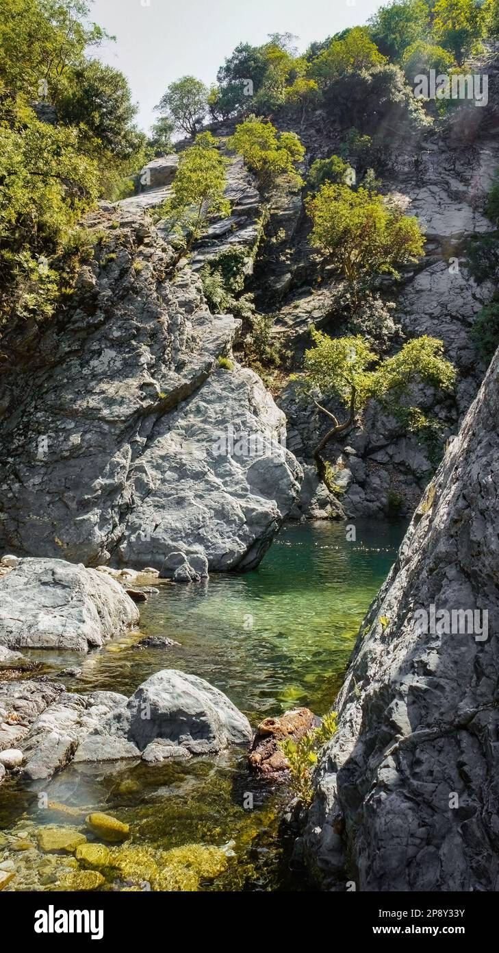 L'île grecque de Samothrace dans le nord de la mer Égée idéal pour des ...
