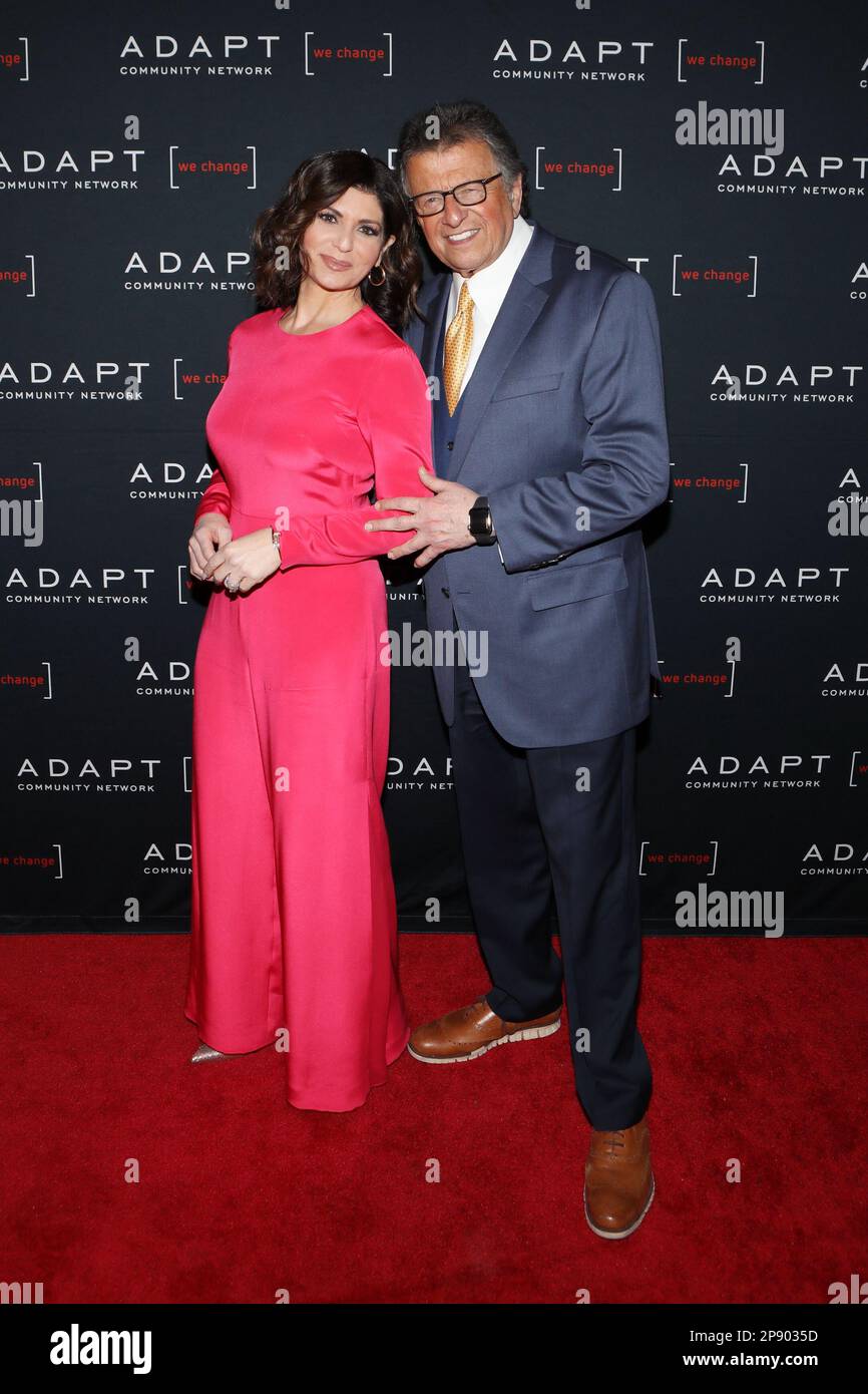 New York, États-Unis. 09th mars 2023. Tamsen Fadal et M. G assistent ...