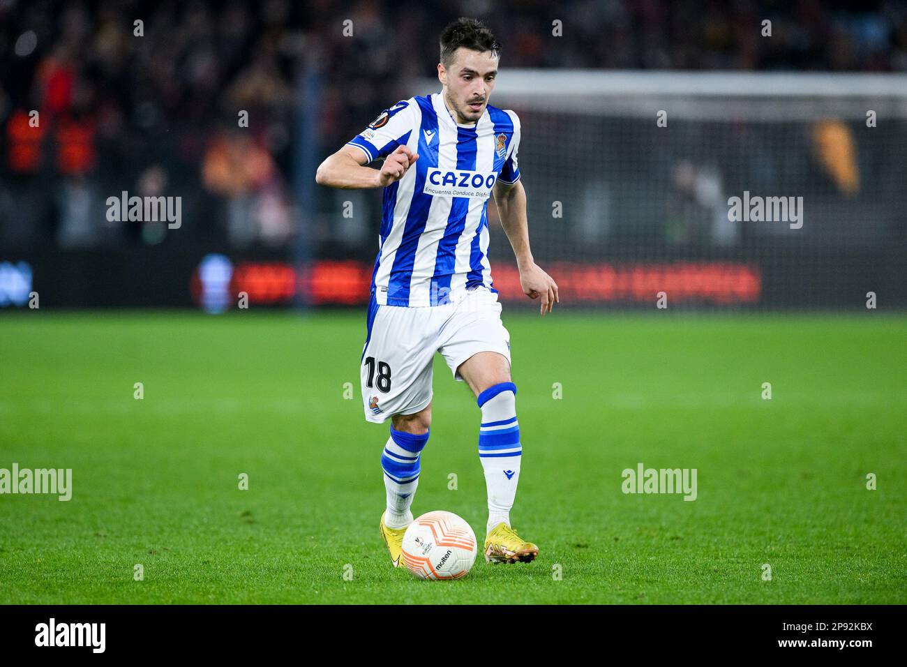 Rome, Italie. 24th févr. 2023. Andoni Gorosabel de Real Sociedad lors ...