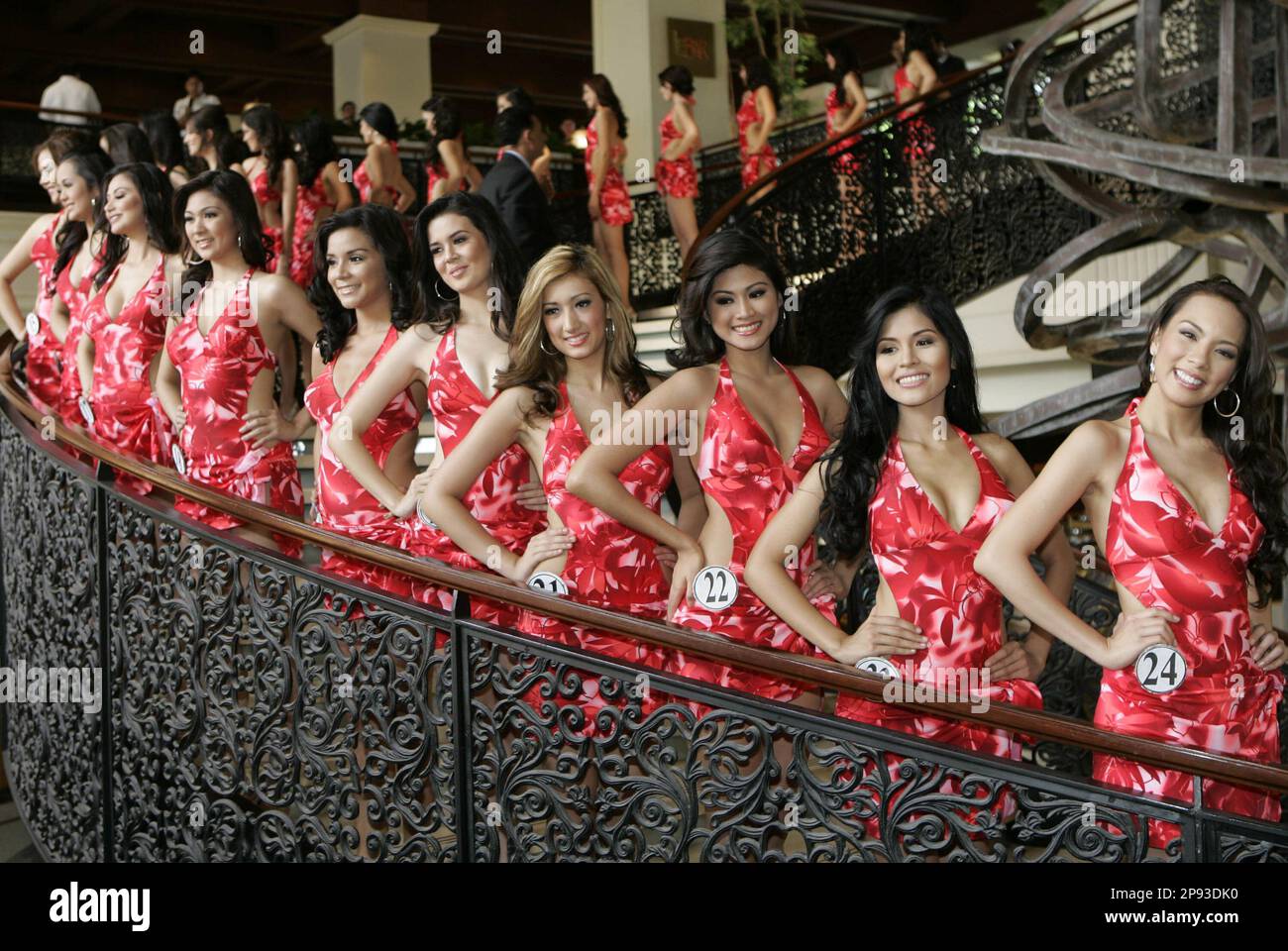Candidates for this year's Binibining Pilipinas (Miss Philippines ...