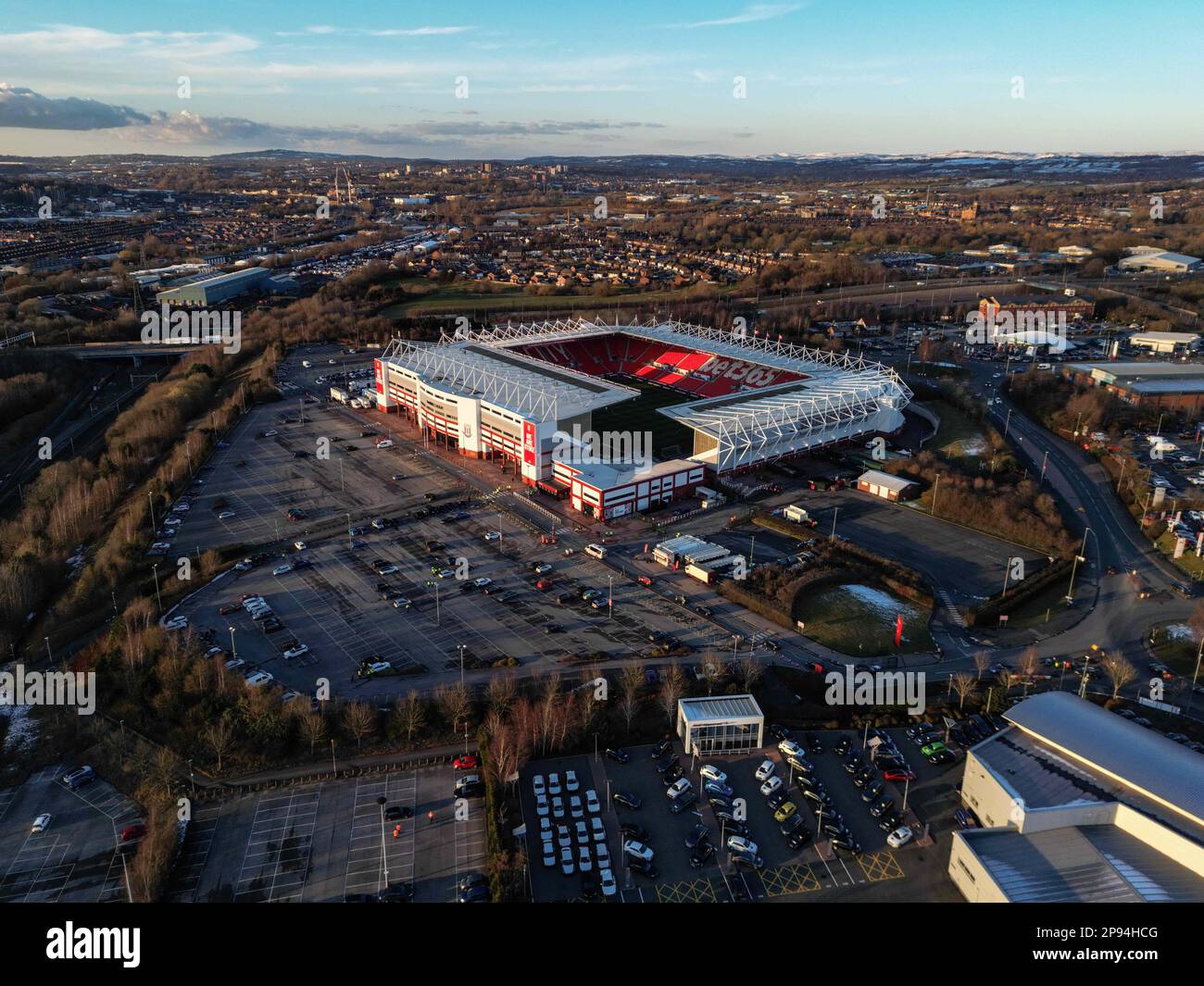Stoke on Trent, Royaume-Uni. 10th mars 2023. Vue générale du stade ...
