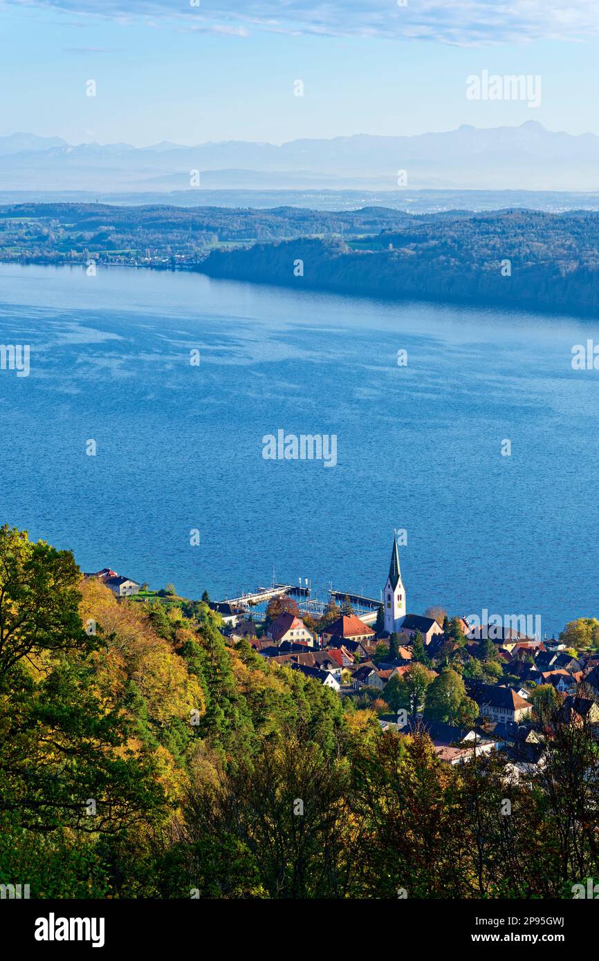 Vue sur sipplingen et le lac de constance Banque de photographies et d ...